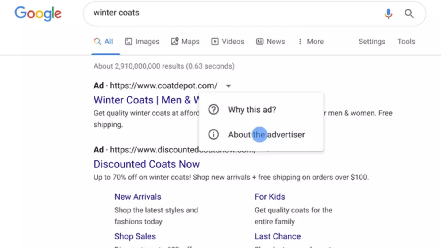 Google ga-ewepụta mmemme nkwenye njirimara nye ndị mgbasa ozi niile