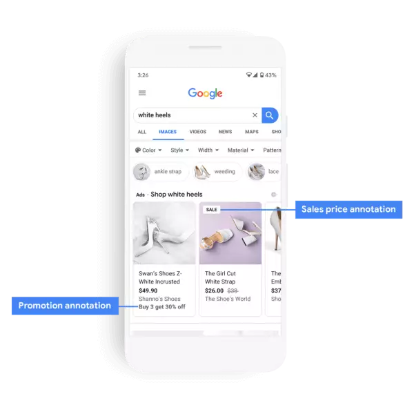 Z namenom iskalcev ponudb Google objavlja promocije in posodobitve cen za oglaševalce in uporabnike v tem prazničnem času 4527_2