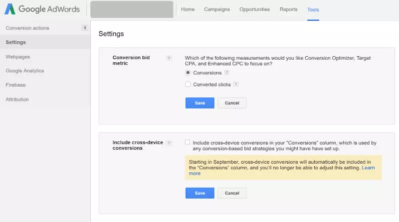 google adwords éliminant les clics de conversion