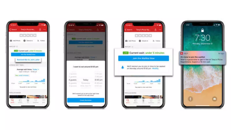 Yelp ngenalake 'Sambungake' lan fitur Waitlist anyar kanggo restoran 4919_2