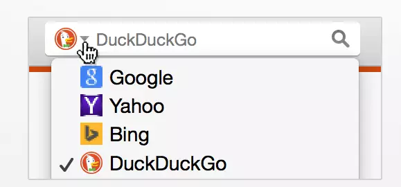 DuckDuckGo yn Firefox
