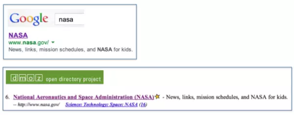 nasa dmoz