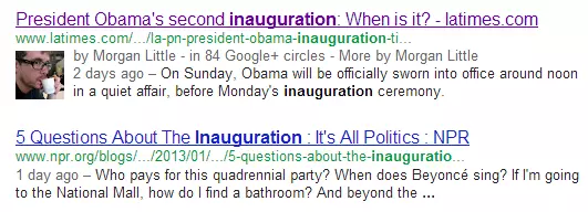 Obama SERP