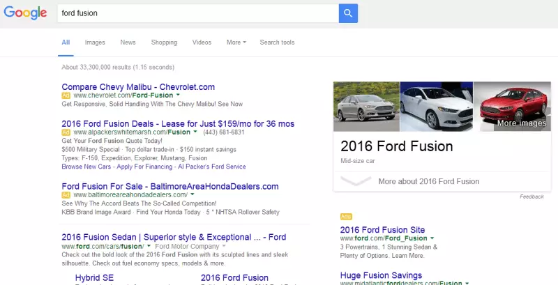 Ford vs. Chevy-Markengebot - beschnitten