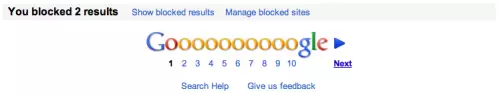 Nytt: Google låter dig blockera alla webbplatser från sökresultat 6795_2