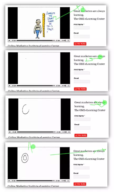 Les mouvements dans le volet vidéo peuvent détourner l'attention du formulaire