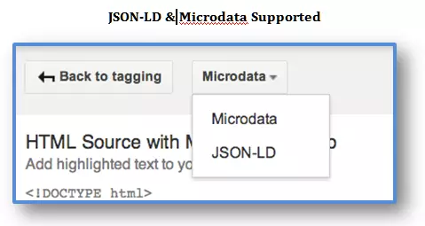 Microdate JsonLD acceptate