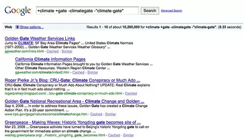Google နှင့် Climategate