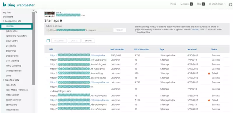 Bing Webmaster Tools အသုံးပြုခြင်းအတွက် အဆုံးစွန်လမ်းညွှန် - အပိုင်း 2 8171_6