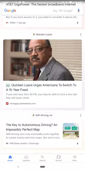 Google Discover lentlərində yerli reklam testi yeni görünüş əldə edir 8323_2