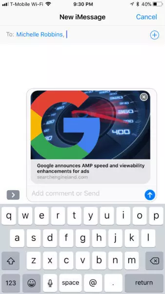 Naha iOS 11 bakal ngabantosan masalah URL AMP (Accelerated Mobile Pages) Google? 8393_4