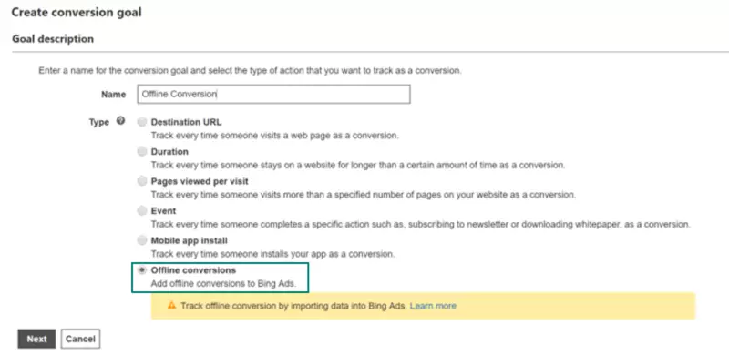 Bing Annoncen déi offline Konversiounsimport ausrollen fir den Impakt vun Annoncen op offline Verkaf z'erreechen 8429_2