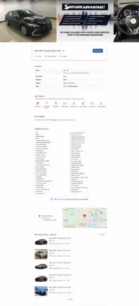 Resultados de búsqueda de inventario de concesionarios de automóviles locales de Google 8936_3