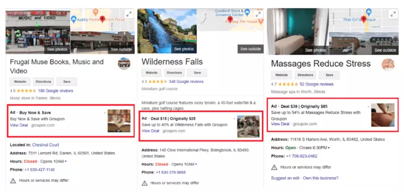 Dengan 'program perintis' baharu, Google menguji sekali lagi iklan pada profil perniagaan tempatan 8988_1
