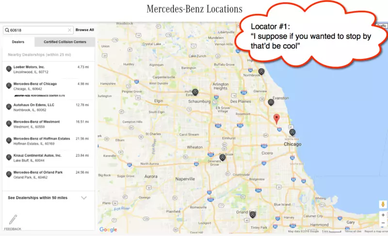 Mercedes Benz Locator