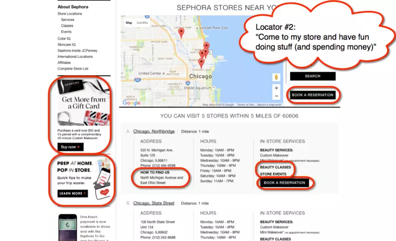 Sephora Locator