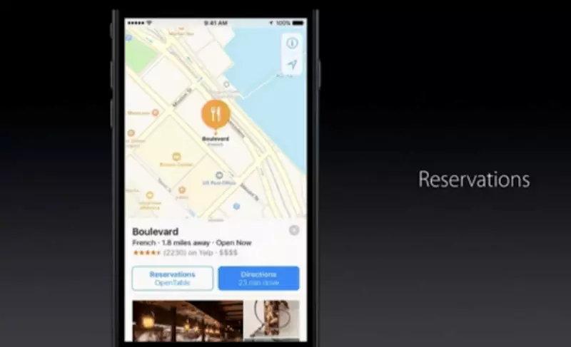 Reservasi Apple Maps