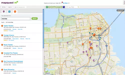 Mapquest воведува нов изглед, нови можности 9531_2