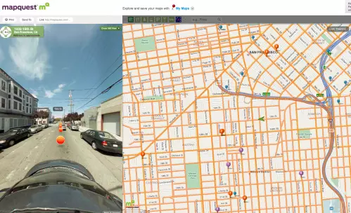 Mapquest Prezentas Novan Aspekton, Novajn Kapablojn 9531_3