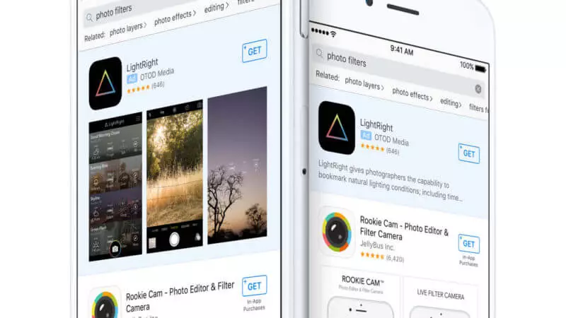 Apple ngluncurake 'nyetel lan lali' Telusuri Iklan Dasar kanggo App Store 9582_1