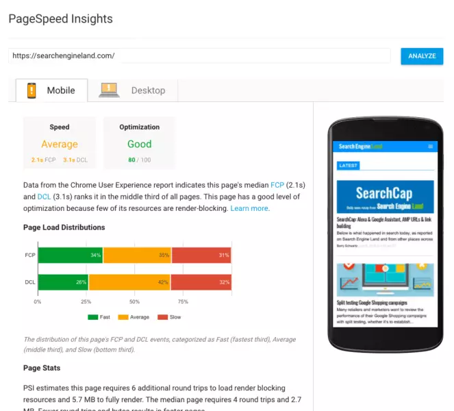 Google PageSpeed Insights ટૂલ લાઇટહાઉસના વધુ ડેટા સાથે મુખ્ય અપડેટ મેળવે છે 9625_2