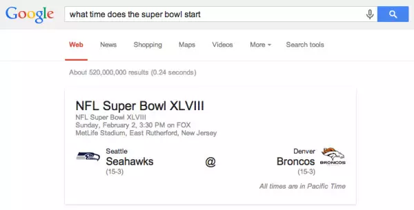 Super Bowl 2014 хэдэн цагт эхлэх вэ? Дээшээ хар! 9713_1