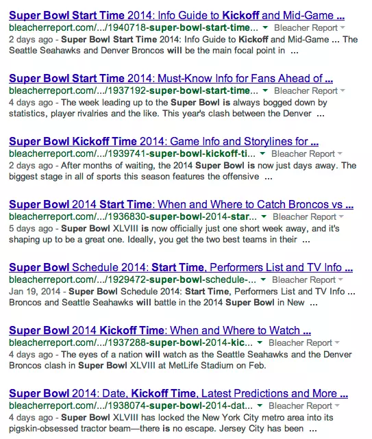 Hoe let begjint Super Bowl 2014? Opsykje! 9713_3