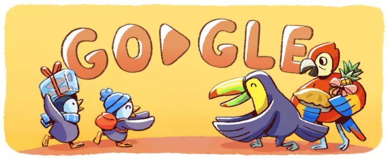 2018ko Urteberri Eguna Google doodle-k urte berria ekartzen du egunsenti argi batekin 9829_5