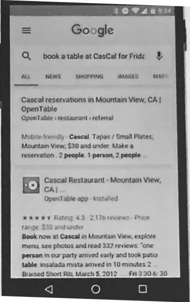 アプリ内からCascalでテーブルを予約する