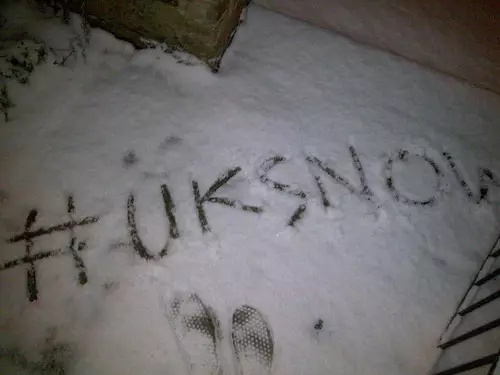 Com #uksnow va tornar a divertir les xarxes socials